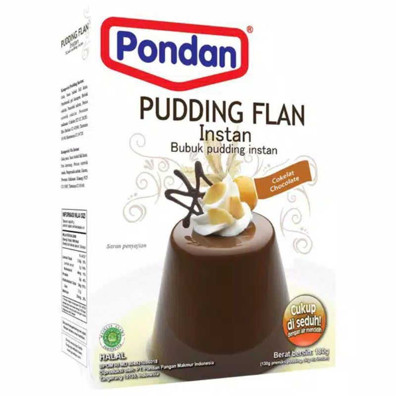 Mega Swalayan - PONDAN PUDDING FLAN CHOCO 180G