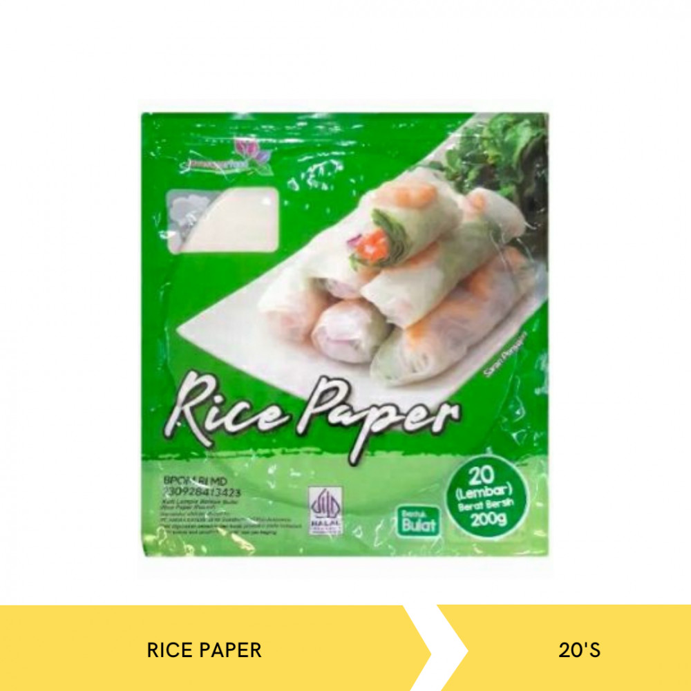 Mega Swalayan - JSF RICE PAPER BULAT 200G/20`S