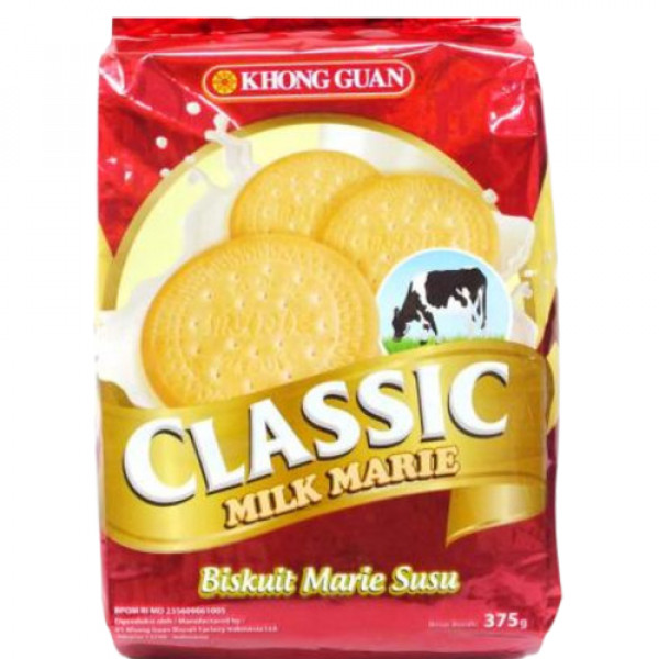 Mega Swalayan - KHONGGUAN CLASSIC MILK MARIE 375G X 12