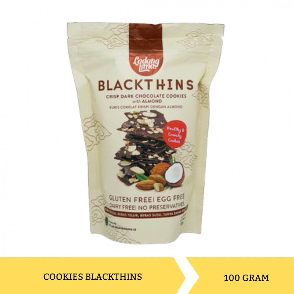 Mega Swalayan - LADANG LIMA COOKIES BLACKTHINS 100G