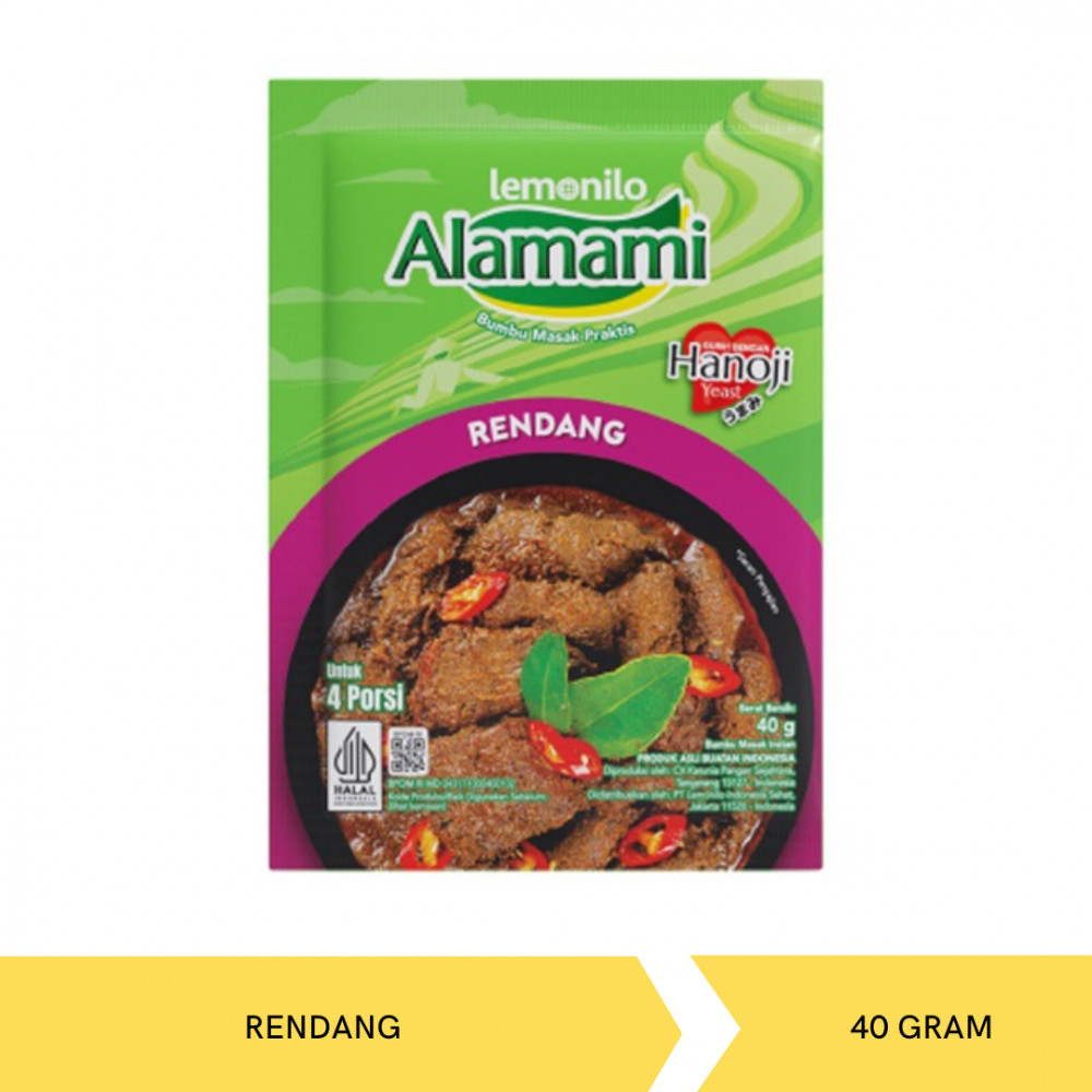 Mega Swalayan - LEMONILO ALAMAMI RENDANG 40G X 24
