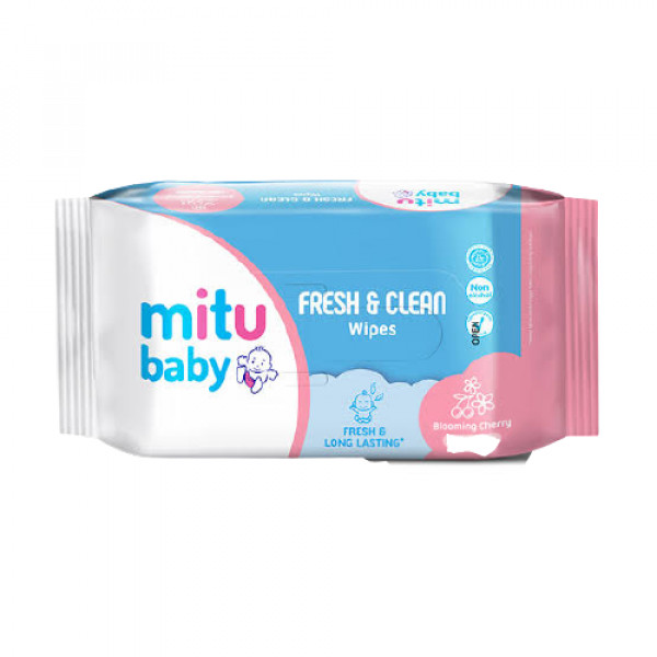 Mega Swalayan - MITU BABY WIPES F&C BLOOMING CHERRY 24`S