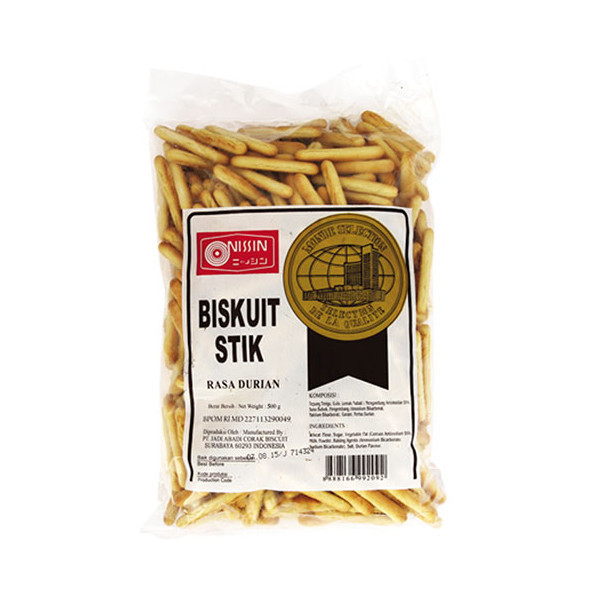 Mega Swalayan - NISSIN BISCUIT STIK DURIAN 300G X 20