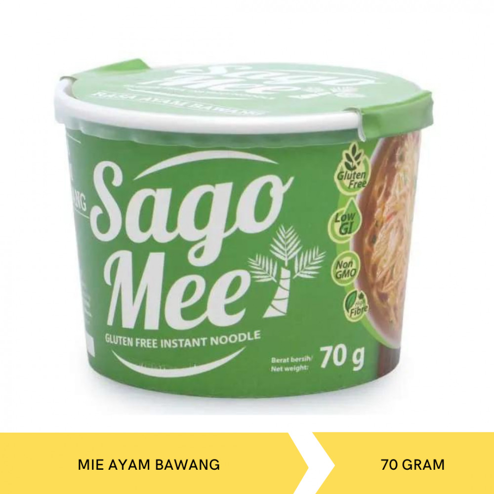 Mega Swalayan - SAGO MEE MIE AYAM BWG CUP 70G X 24