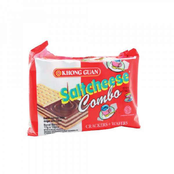 Mega Swalayan - KHONGGUAN SALTCHEESE COMBO BAG 17G/10`S X 12