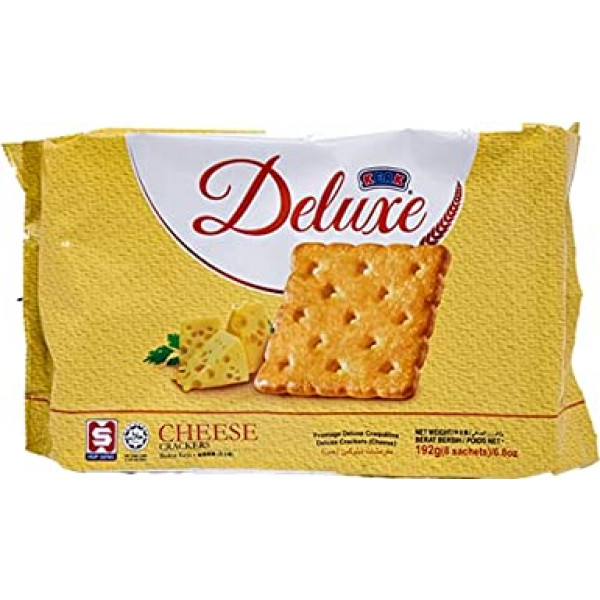 Mega Swalayan - KERK DELUXE CRACKERS CHEESE 192G X 12