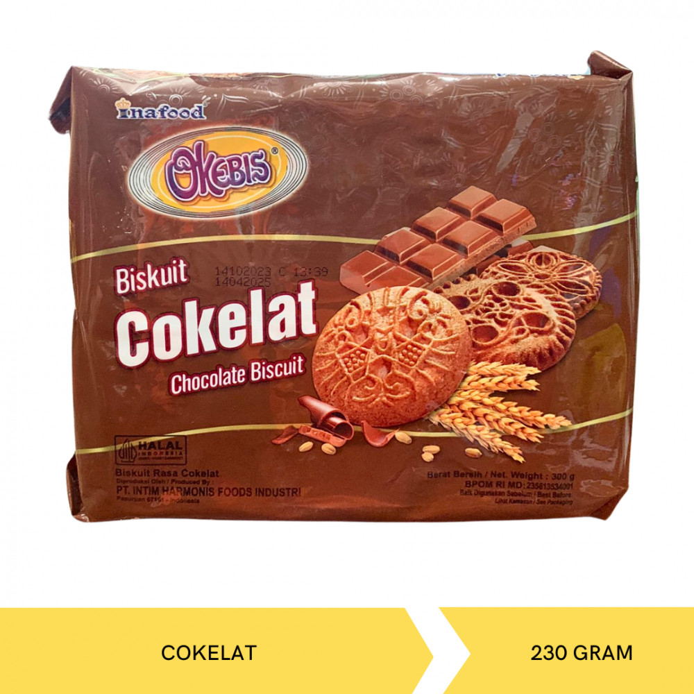 Mega Swalayan - INAFOOD OKEBIS BISC CHOCO 300G X 28