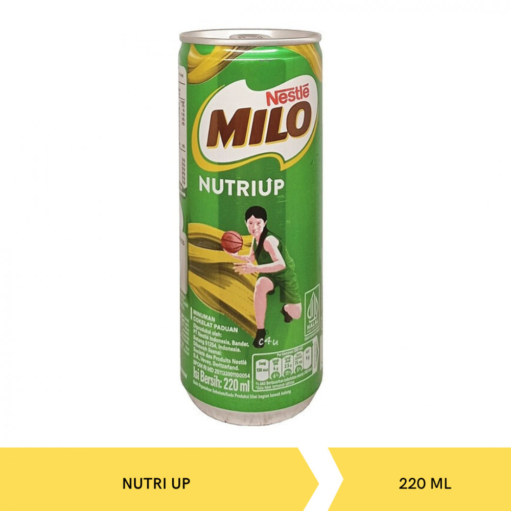 Mega Swalayan - MILO RTD NUTRIUP TIN 220ML X 24