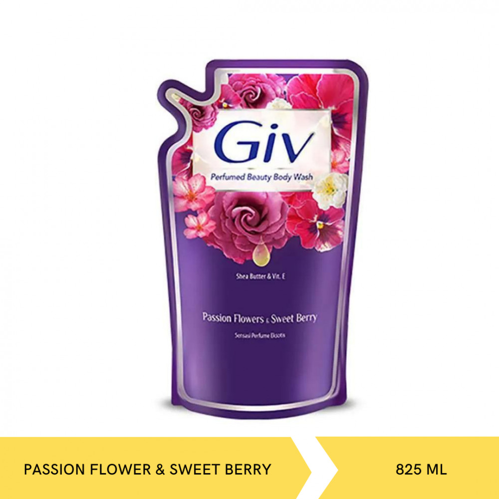 Mega Swalayan - GIV BW PASSION FLOWER POUCH 825ML X 12