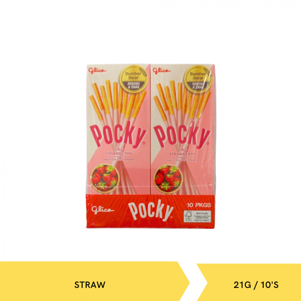 Mega Swalayan - GLICO POCKY STRAW 21G/10S X 12