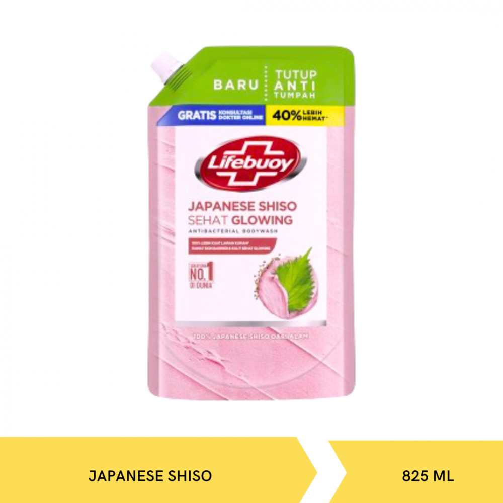 Mega Swalayan - LIFEBUOY BW JAPANESE SHISO POUCH 825MLX12