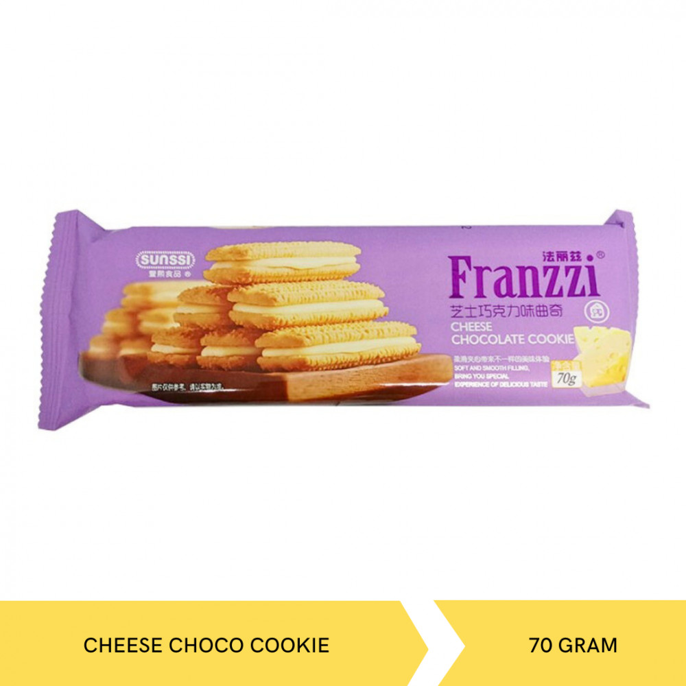 Mega Swalayan - FRANZZI COOKIES CHEESE CHOCO 70GX36