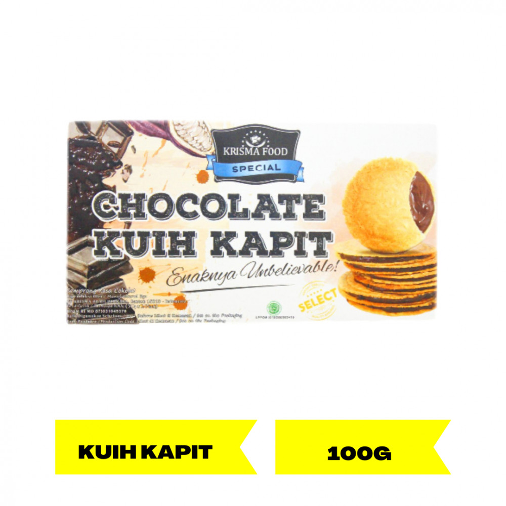 Mega Swalayan - KRISMA FOOD KUIH KAPIT CHOCOLATE 50G/2S X 24