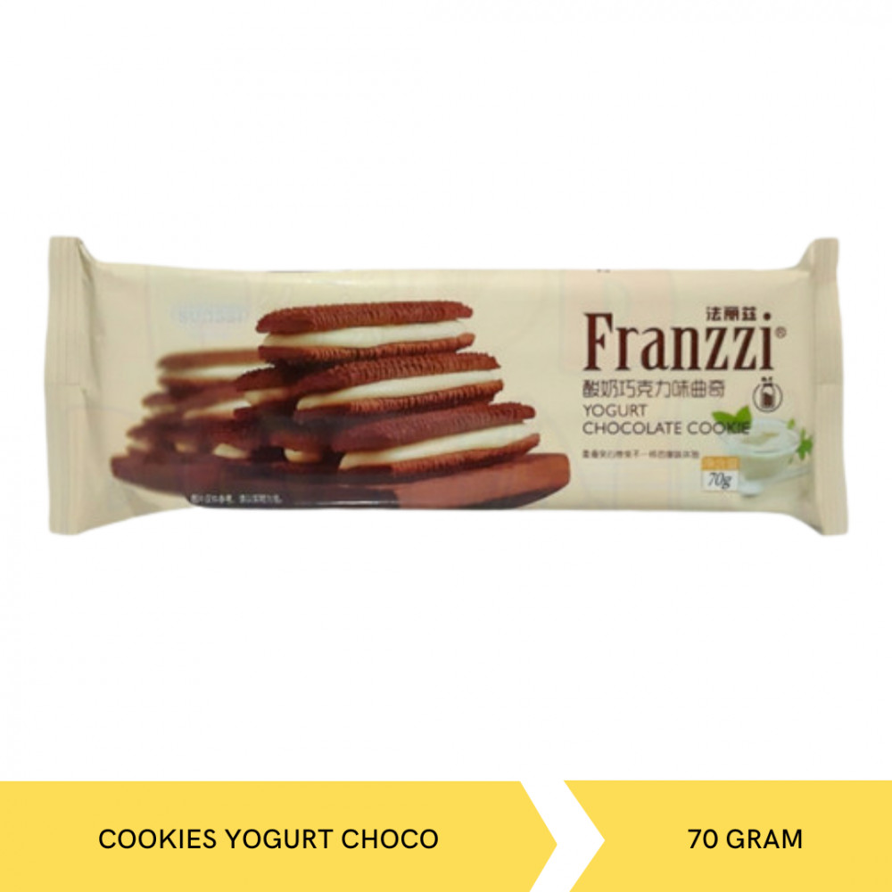Mega Swalayan - FRANZZI COOKIES YOGURT CHOCO 70GX36
