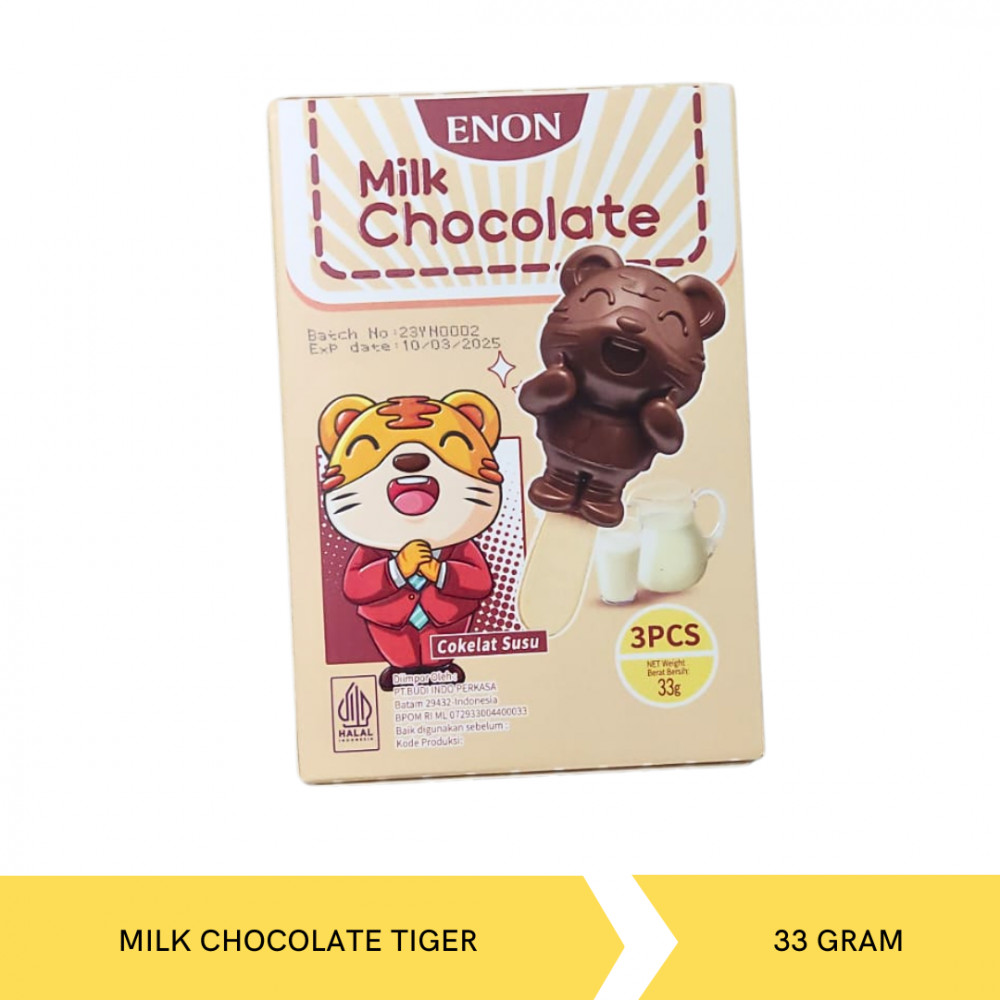 Mega Swalayan - ENON MILK CHOCO TIGER 33G X 48