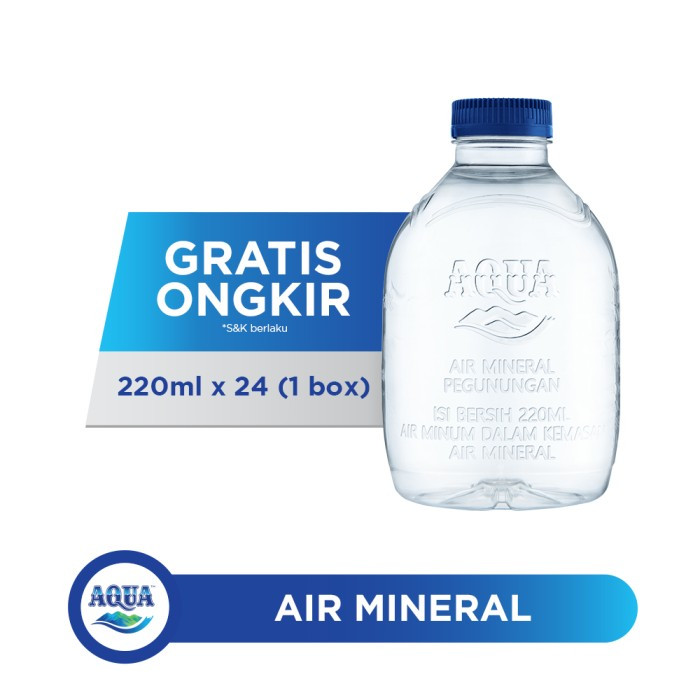 Reny Swalayanku - AQUA MINERAL CUBE 24X220 ML