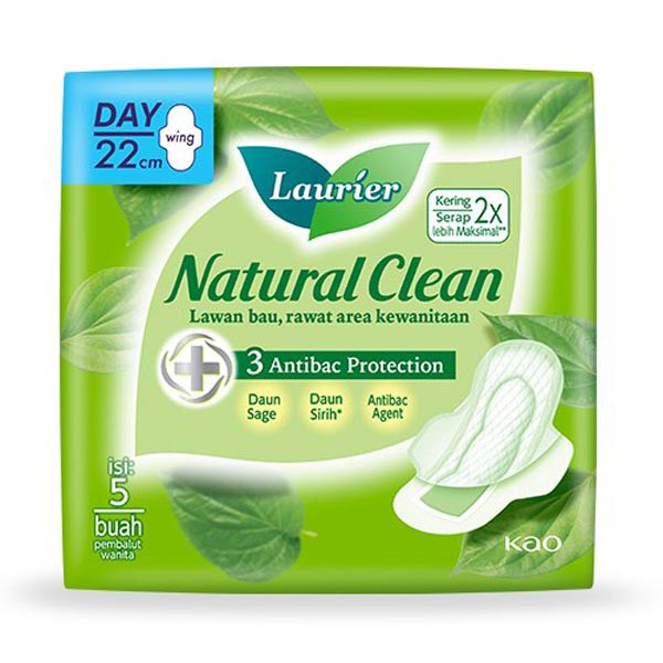 Reny Swalayanku - LAURIER NATURAL CLEAN WING 5`S 22 CM