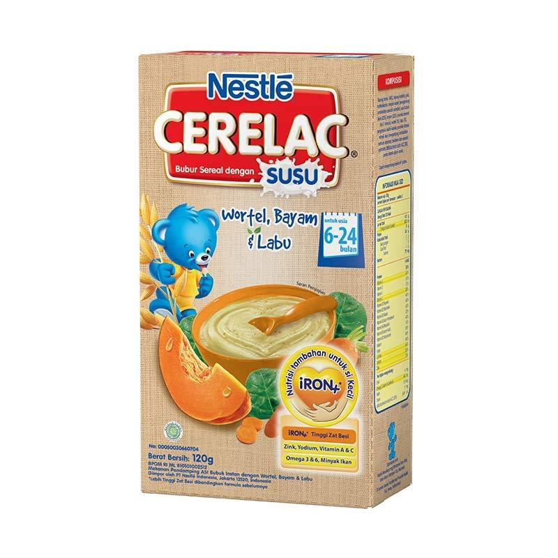 Reny Swalayanku - CERELAC WORTEL BAYAM & LABU 120 GR