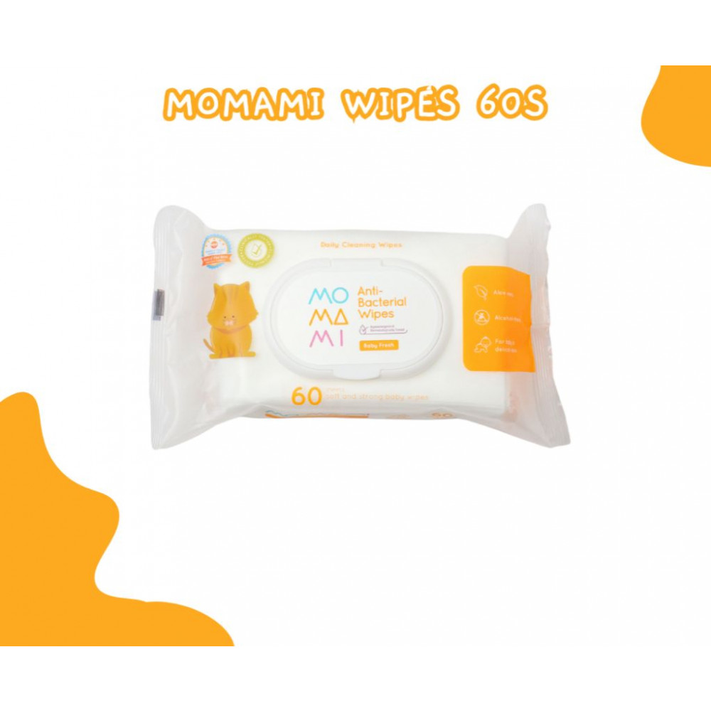 Reny Swalayanku - MOMAMI ANTI BACTERIAL WIPES 60`S