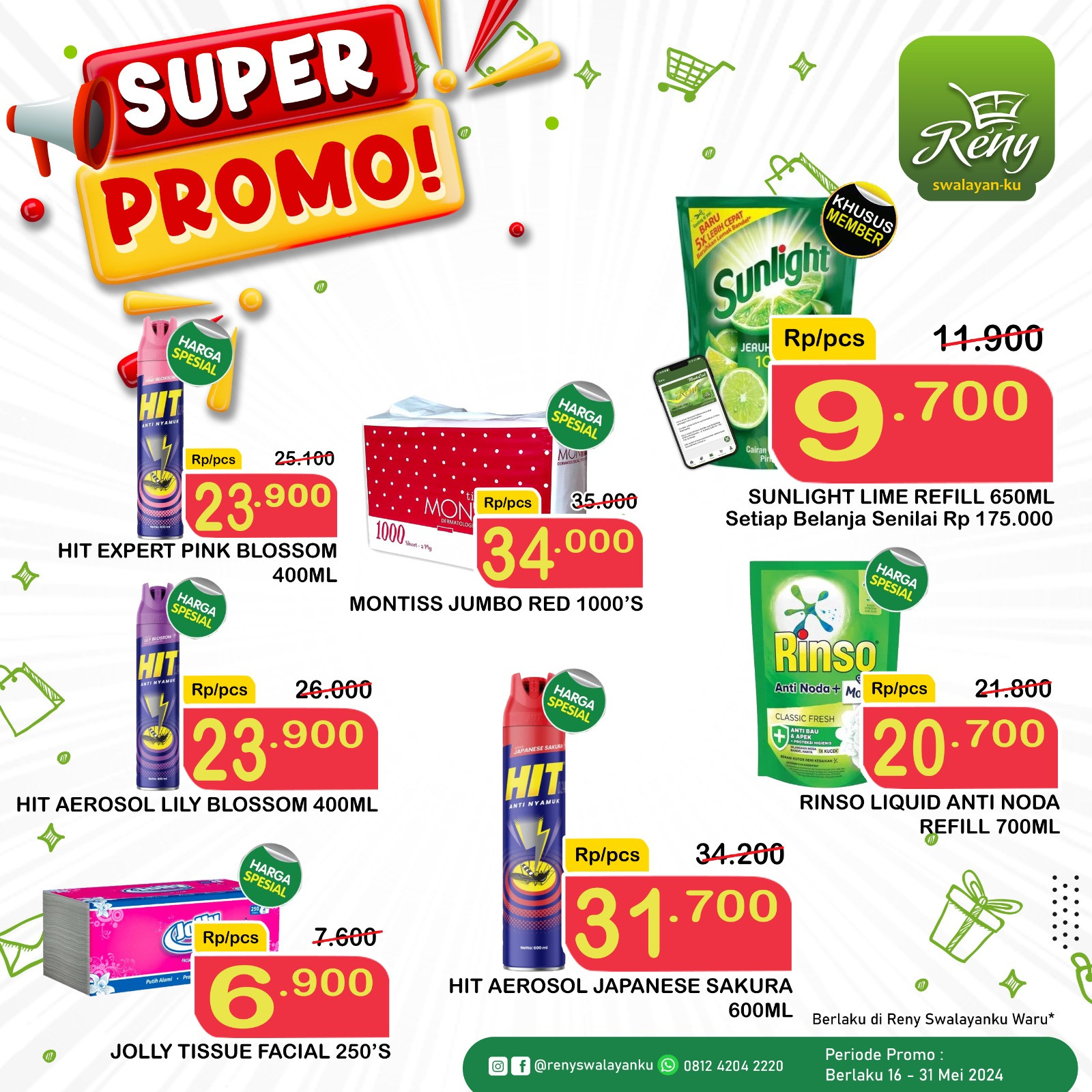 Reny Swalayanku - Promosi