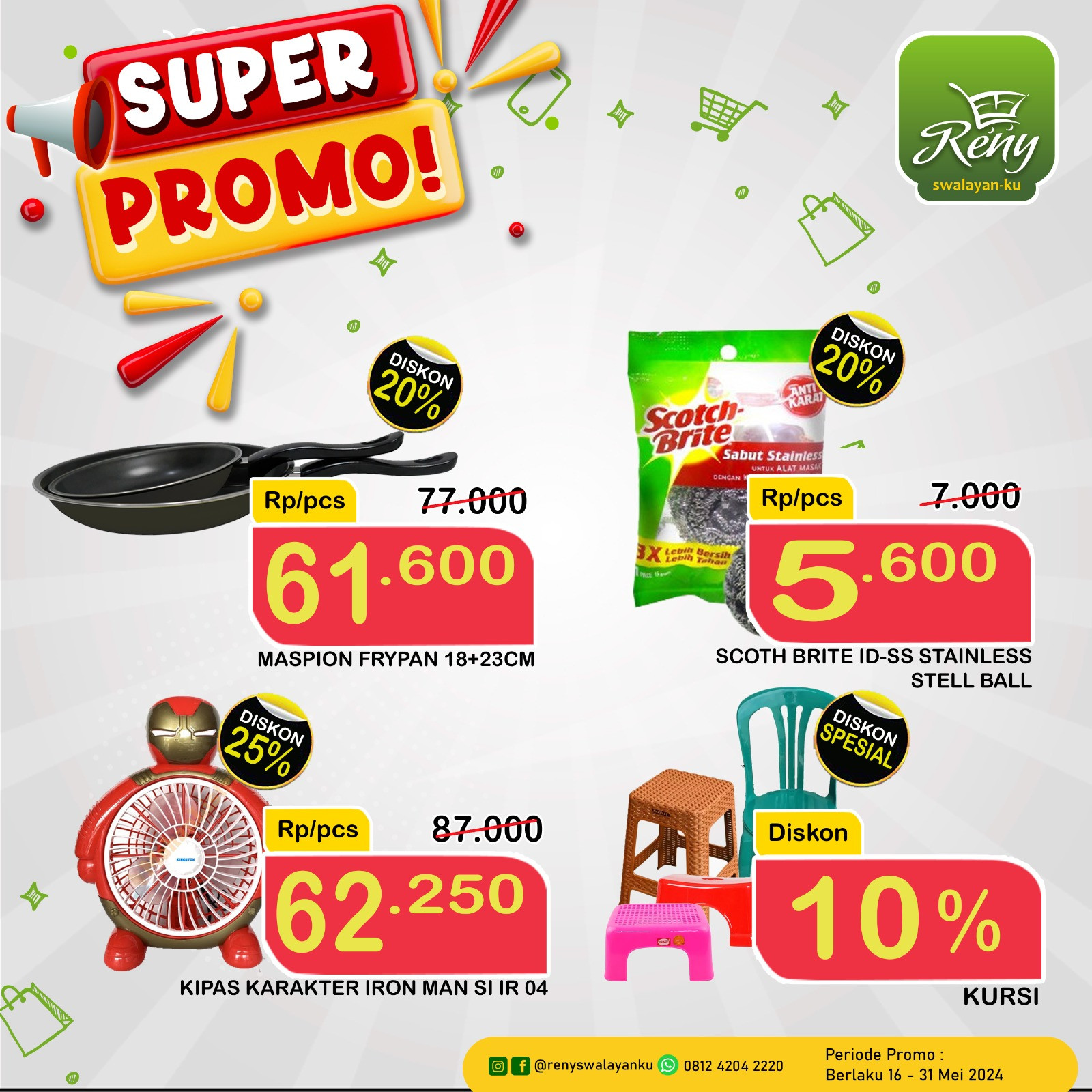 Reny Swalayanku - Promosi