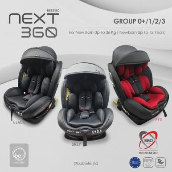 Tododo - BABYELLE CARSEAT NEXT 360 BE-831BC BLACK