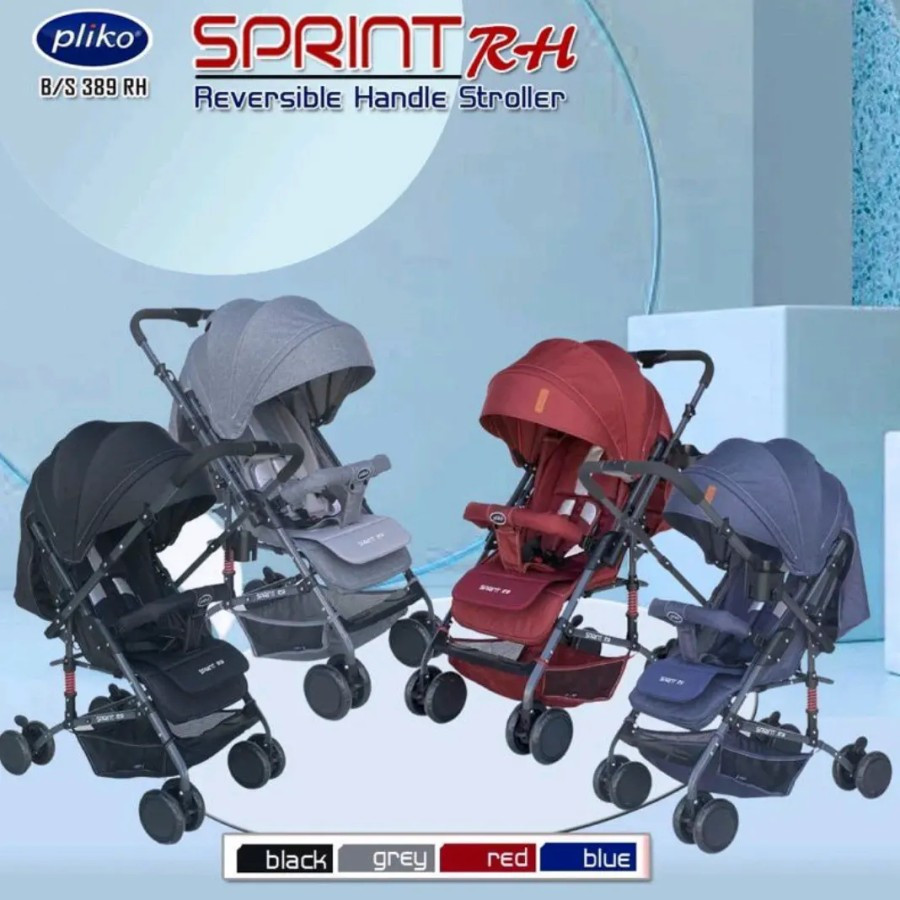 Tododo - PLIKO BABY STROLLER SPRINT 389RH NAVY BLUE