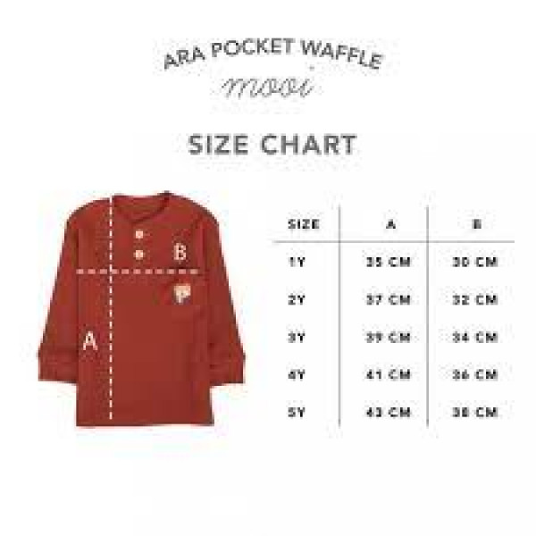 Tododo - MOOI ARA POCKET WAFFLE 1Y