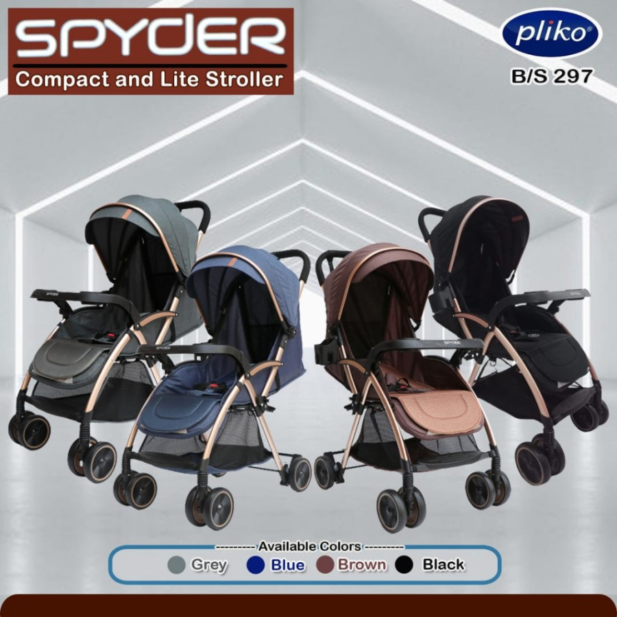 Tododo - PLIKO STROLLER SPYDER 297 BLACK