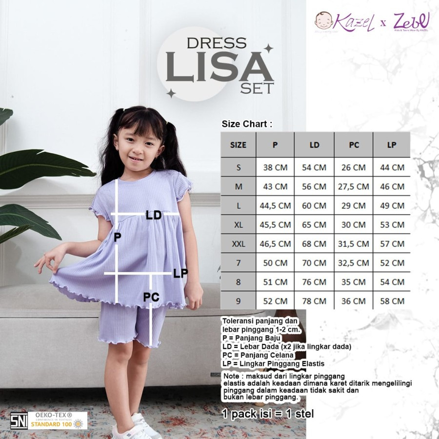 Tododo - KAZEL DRESS LISA SET S MUSTARD