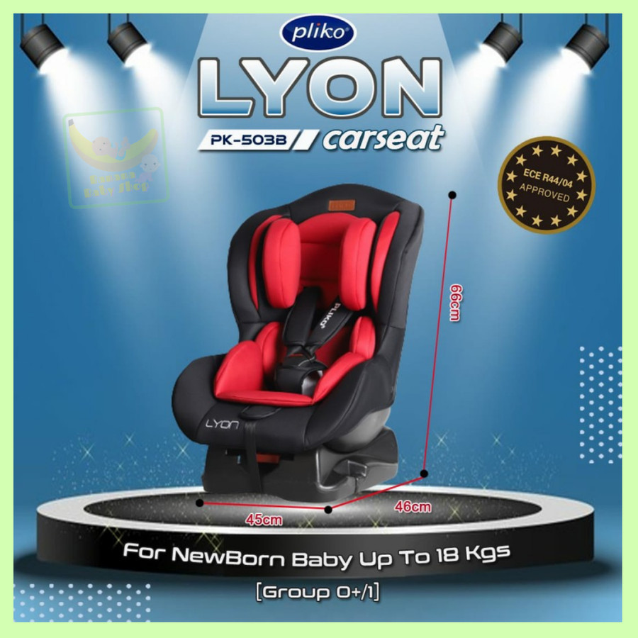 Tododo - PLIKO CAR SEAT LYON PK-503B RED
