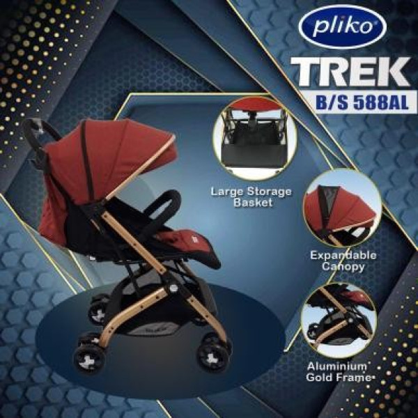 Tododo - PLIKO STROLLER TREK 588AL BLACK