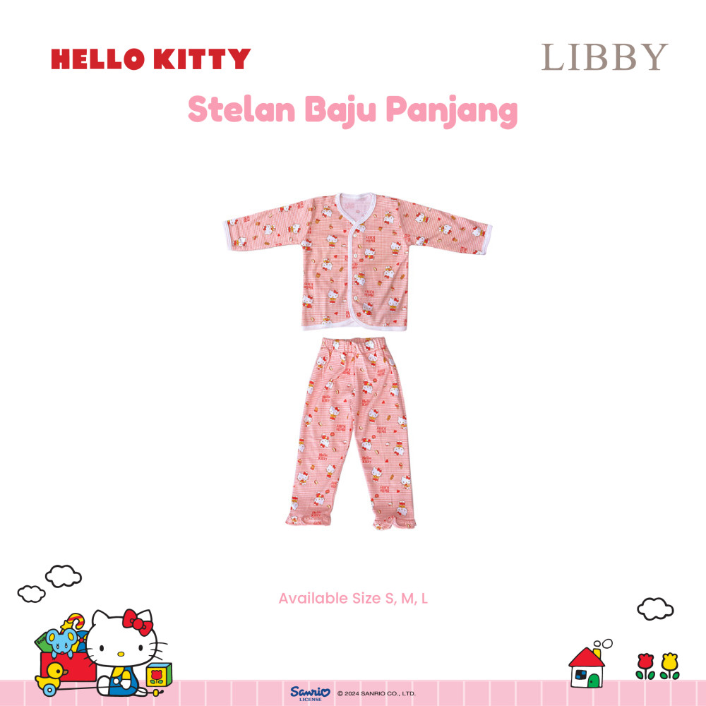 Tododo - LIBBY SET PJG RUFFLE PRINT SANRIO S