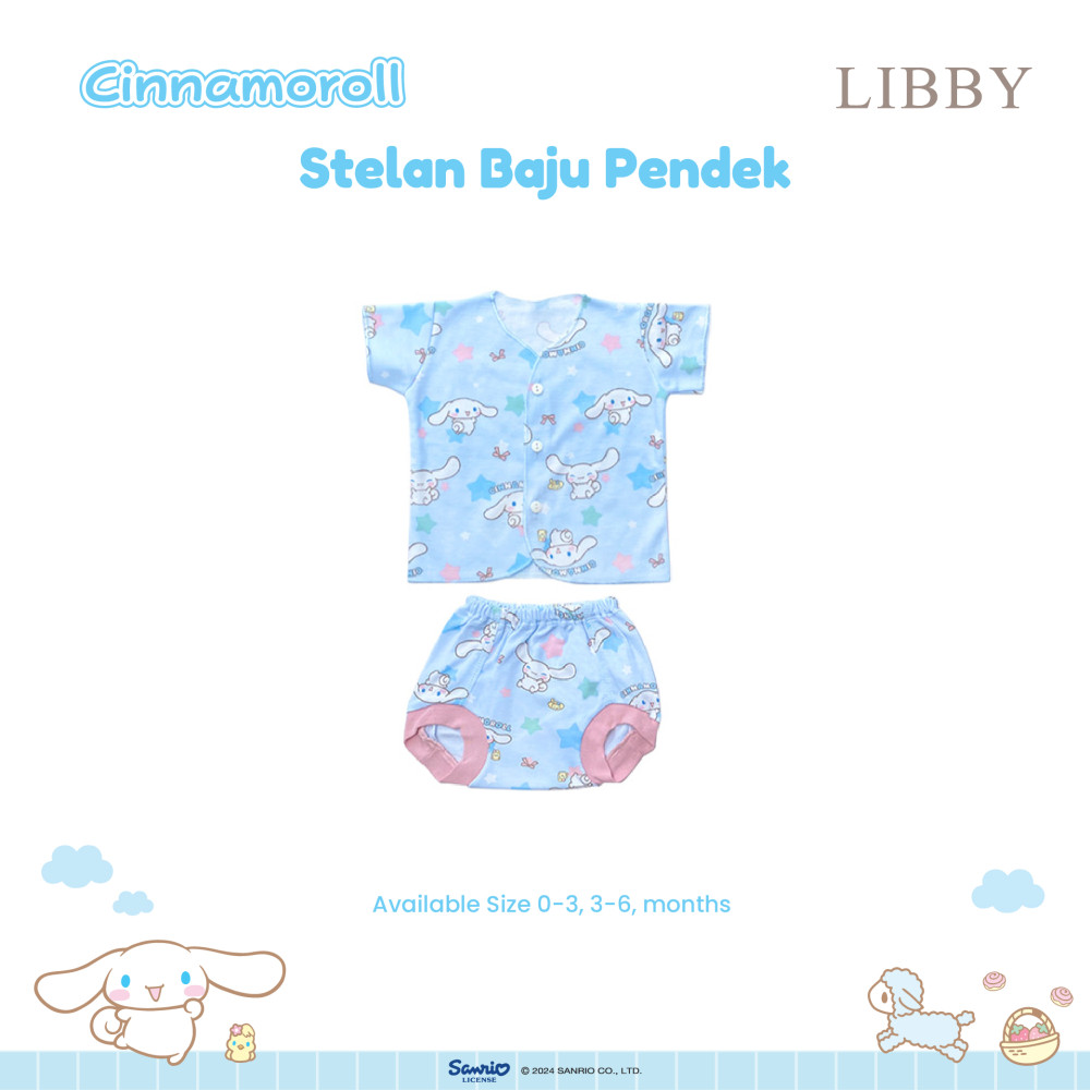 Tododo - LIBBY SET PDK NEWBORN CLN POP PRINT SANRIO 3PCS