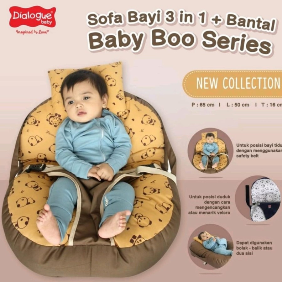 Tododo - DIALOGUE SOFA BAYI 3IN1 + BANTAL BABY BOO DGK9224