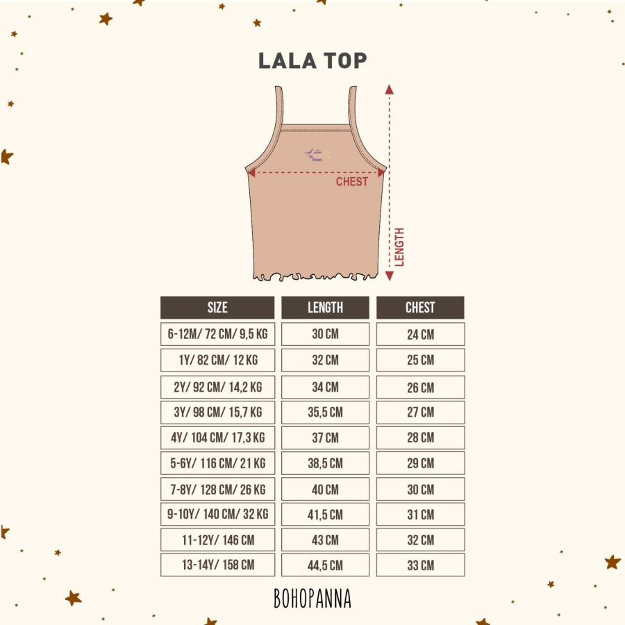Tododo - BOHO LALA TOP SHINE 5-6Y