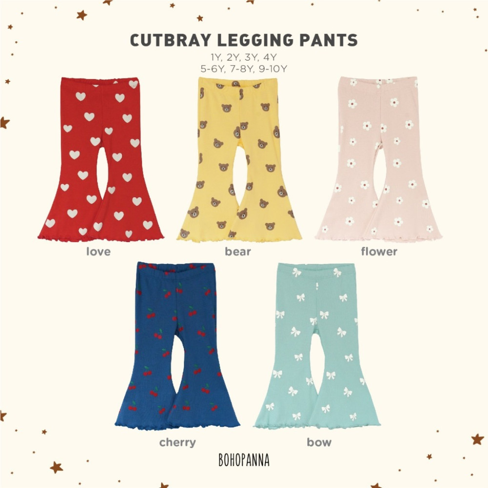 Tododo - BOHO CUTBRAY LEGGING PANTS LOVE 1Y