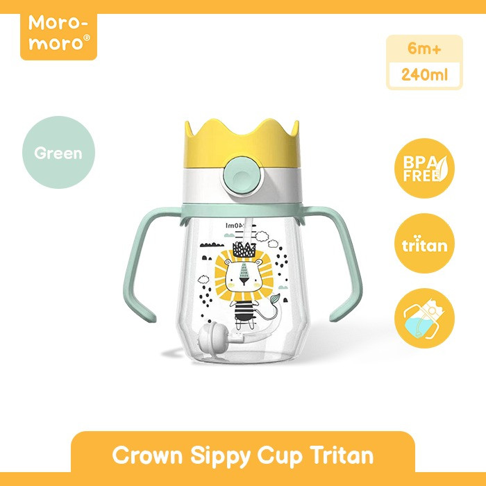 Tododo - MORO-MORO CROWN SIPPY CUP TRITAN GREEN MSC-2240G