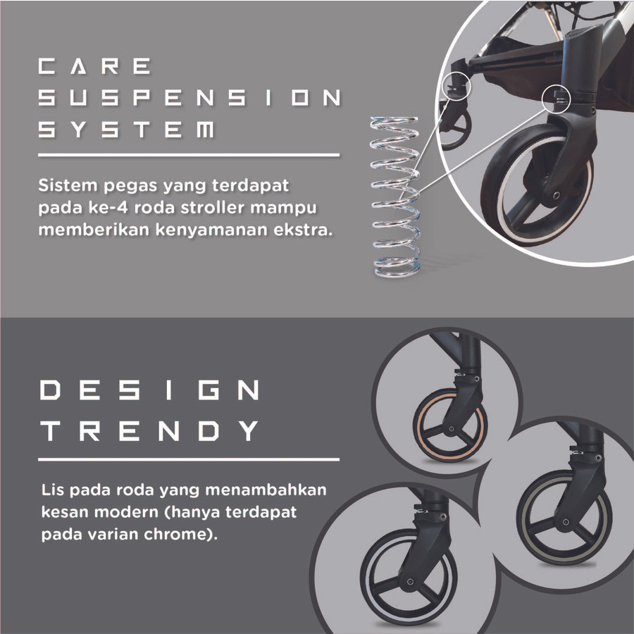 Tododo - GEA BABY ORYN GRAVITY G2 STROLLER JET BLACK