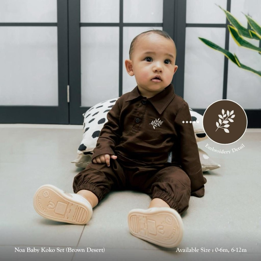 Tododo - PALMERHAUS NOA BABY KOKO SET BROWN DESERT 6-12M