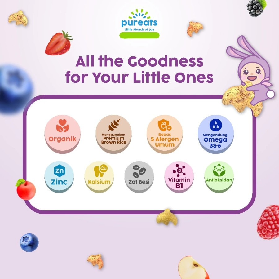 Tododo - PUREATS PUREATS BERRIES PUFFS 30G