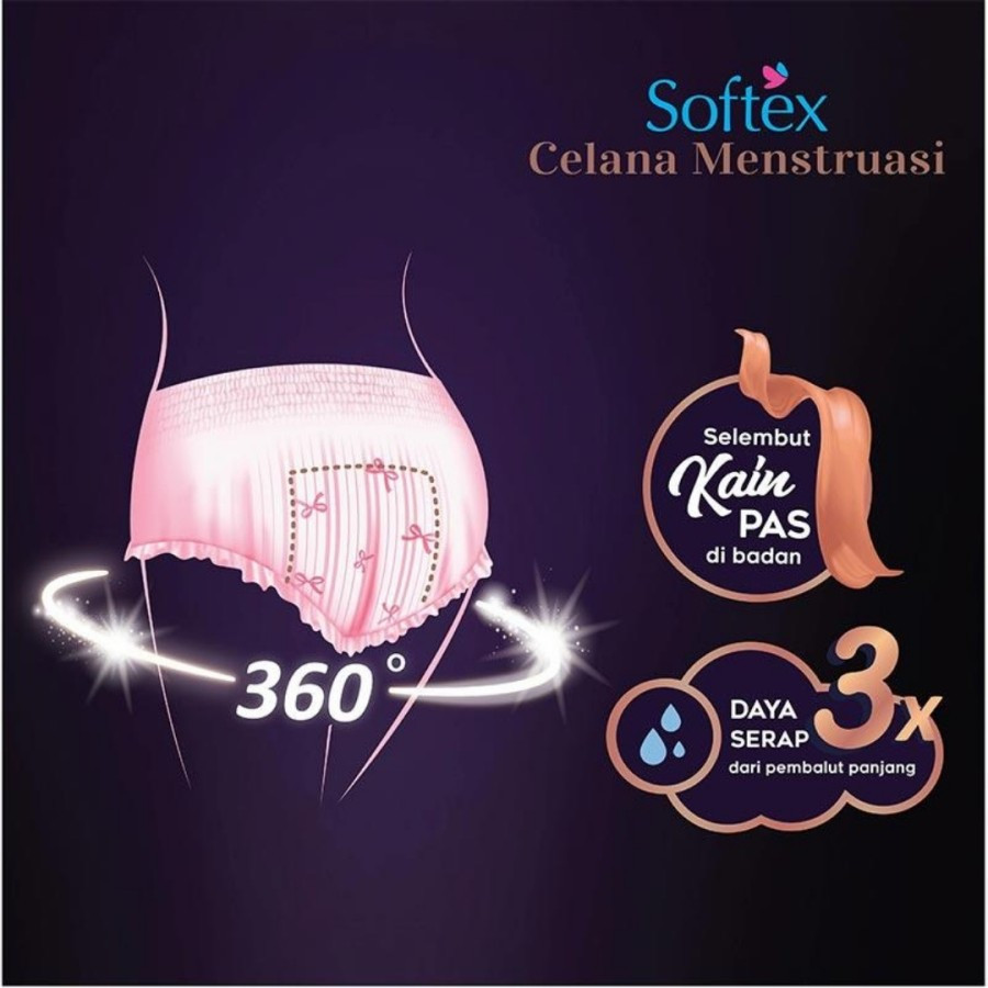 Tododo - SOFTEX CELANA MENSTRUASI EXTRA SZ 2`S