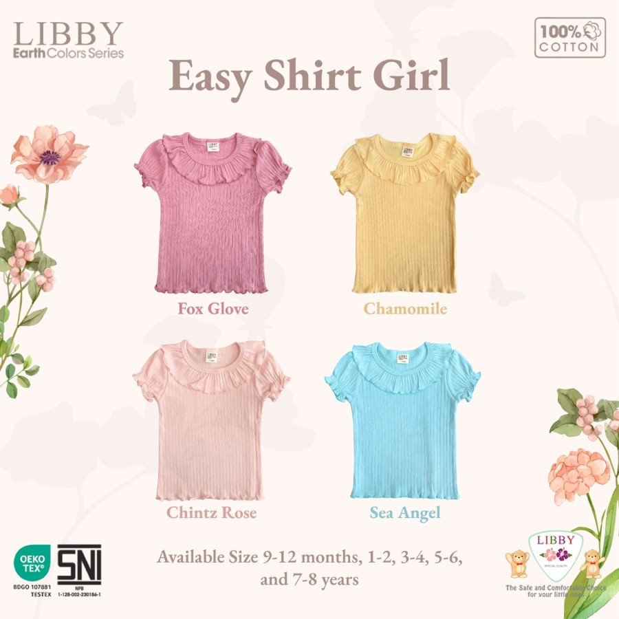 Tododo - LIBBY EASY SHIRT GIRL V2 CHINTZ ROSE 1-2Y