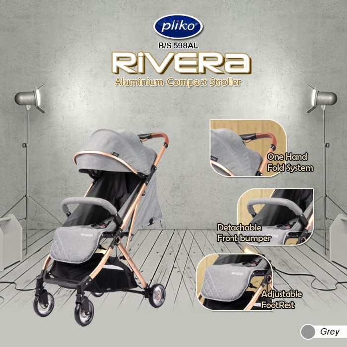 Tododo - PLIKO STROLLER RIVERA 598AL BROWN