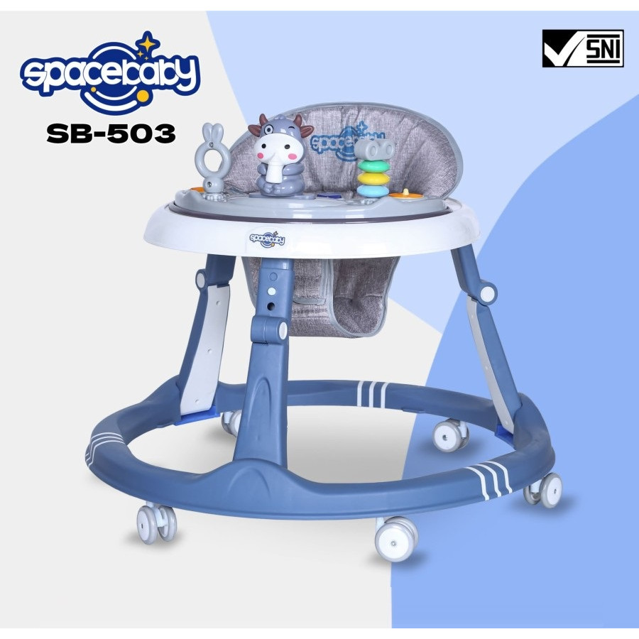 Tododo - SPACEBABY BABY WALKER SB-503 COW GREY