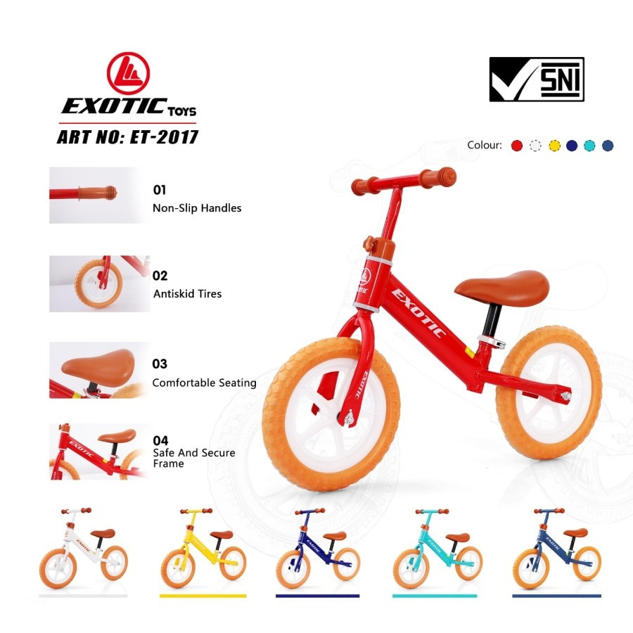 Tododo - EXOTIC BALANCE BIKE ET-2017 ROYAL BLUE