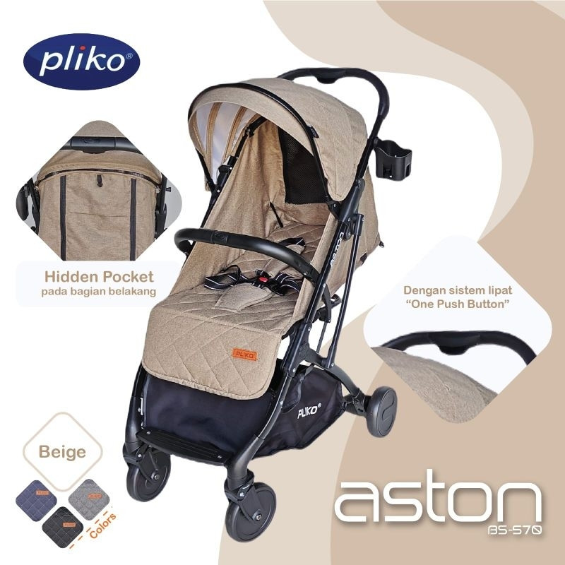Tododo - PLIKO STROLLER ASTON 570 GREY
