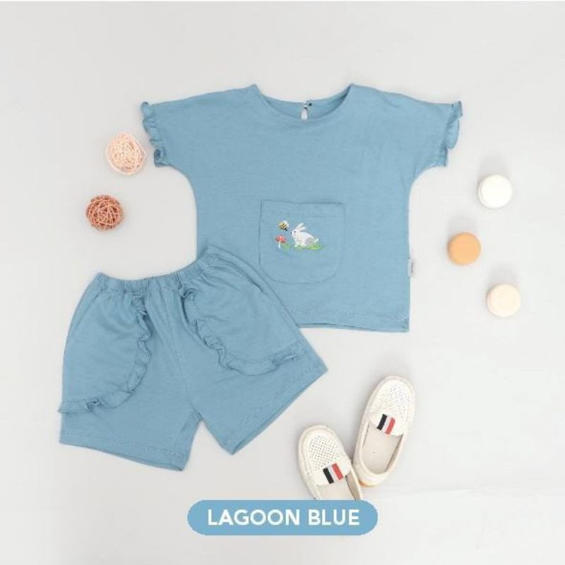 Tododo - MOOI EMMA RUFFLE SET LAGOON BLUE 5
