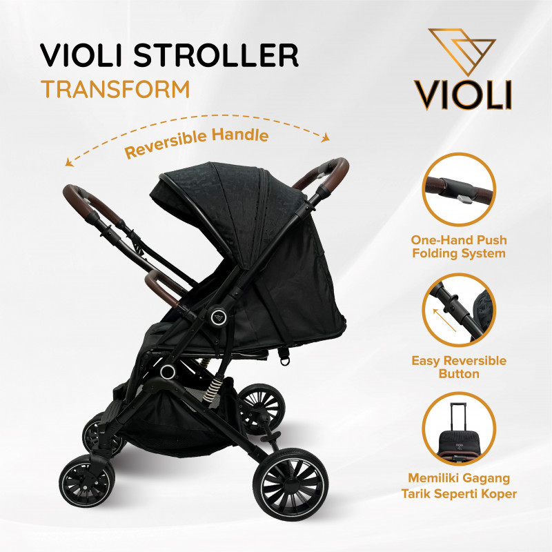 Tododo - VIOLI STROLLER TRANSFORM GREY