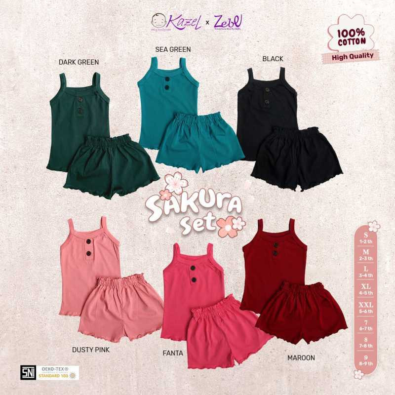 Tododo - KAZEL SAKURA SET XXL SEA GREEN